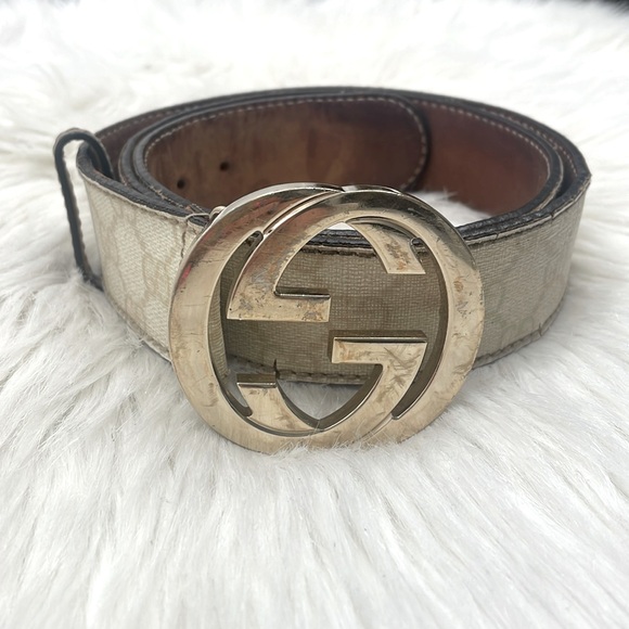 Gucci | Accessories | Gucci Authentic Vintage Gg Monogram Belt | Poshmark